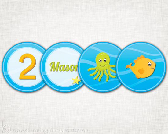 Under the Sea Party Printables – Charming Printables